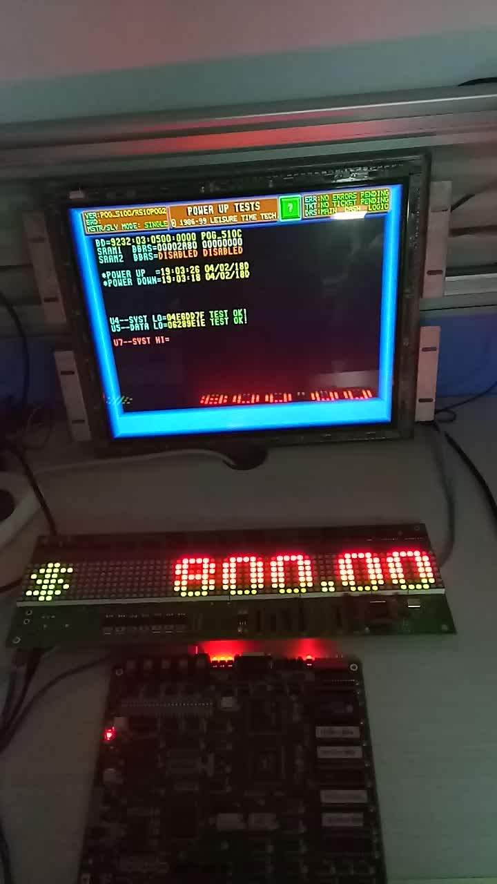 Led Progressive Display Jackpot Display For Pog Game Board Fox340 - Buy ...