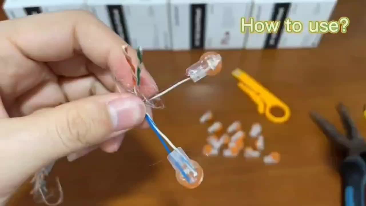 Electrical Network Strip Cable Male Female 2 Pin Joint Connection Line ...