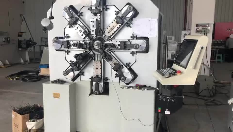 12 Axis Cnc Camless Wire Torsion Bending Coil Machine For Car Stroller ...