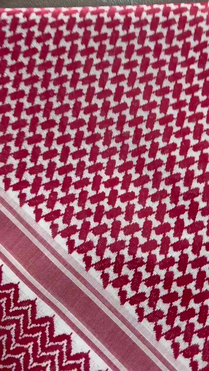 Adult Men's Arab Shemagh Head Scarf Ghutra Keffiyeh Middle East Desert ...