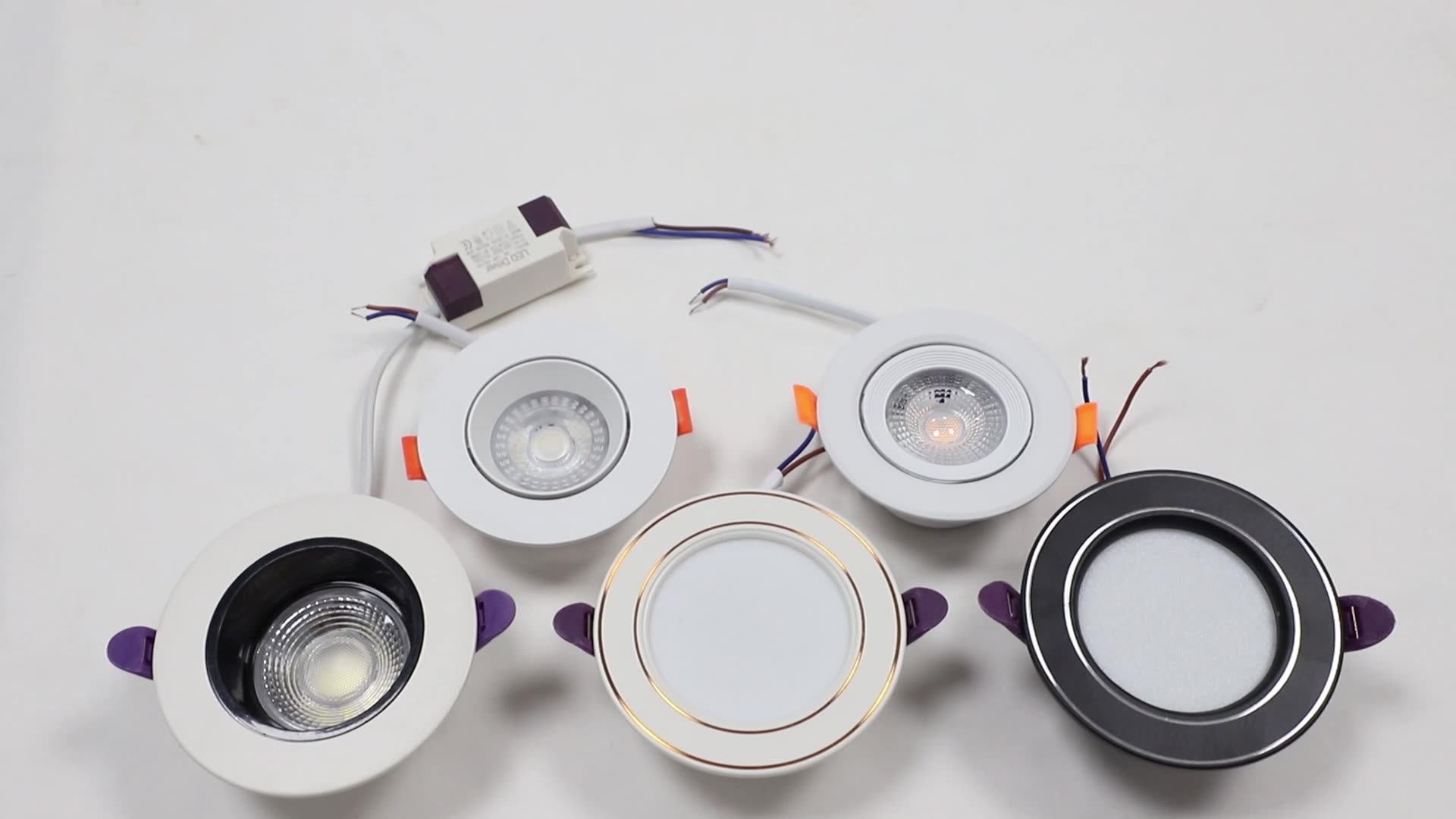 Exterior Outdoor Adjustable Lighting 5w 7w Ip54 Round Recessed Surface ...