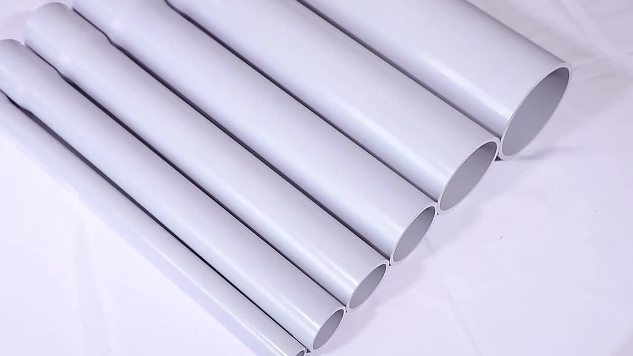Schedule 40 80 Electrical Pvc Conduit Pipe Uv Resistant Outdoor Plastic ...