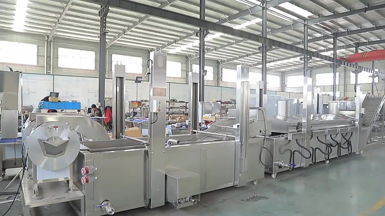 Tca 100kg 300kg 500kg 1000kg French Fries Frozen Machine Full Automatic ...