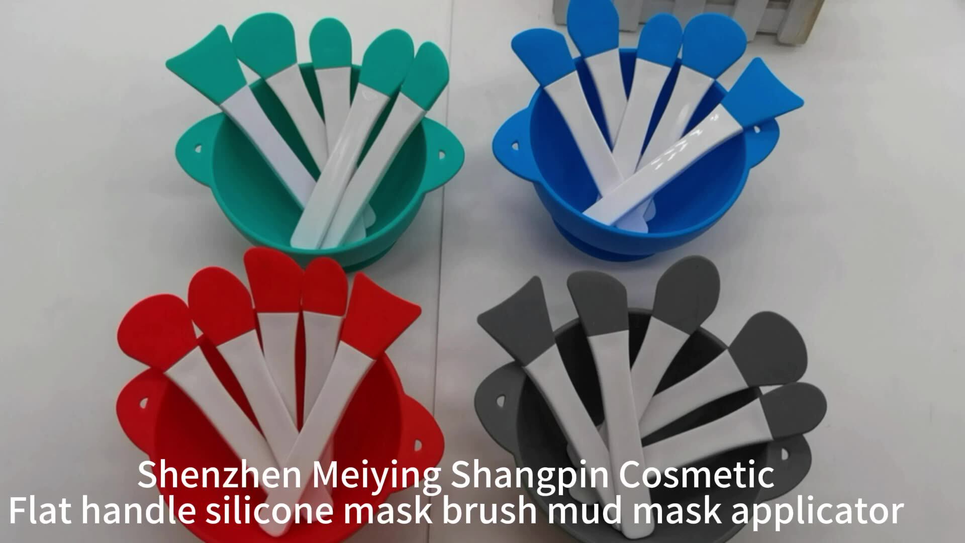 Thin Flat Handle Spa Salon Bar Diy Beauty Tool Flat Silicone Spatula ...