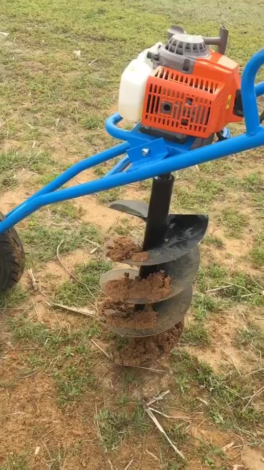 Ground Drill Tree Planting Digging Earth Hole Digger Machines Hand Push ...
