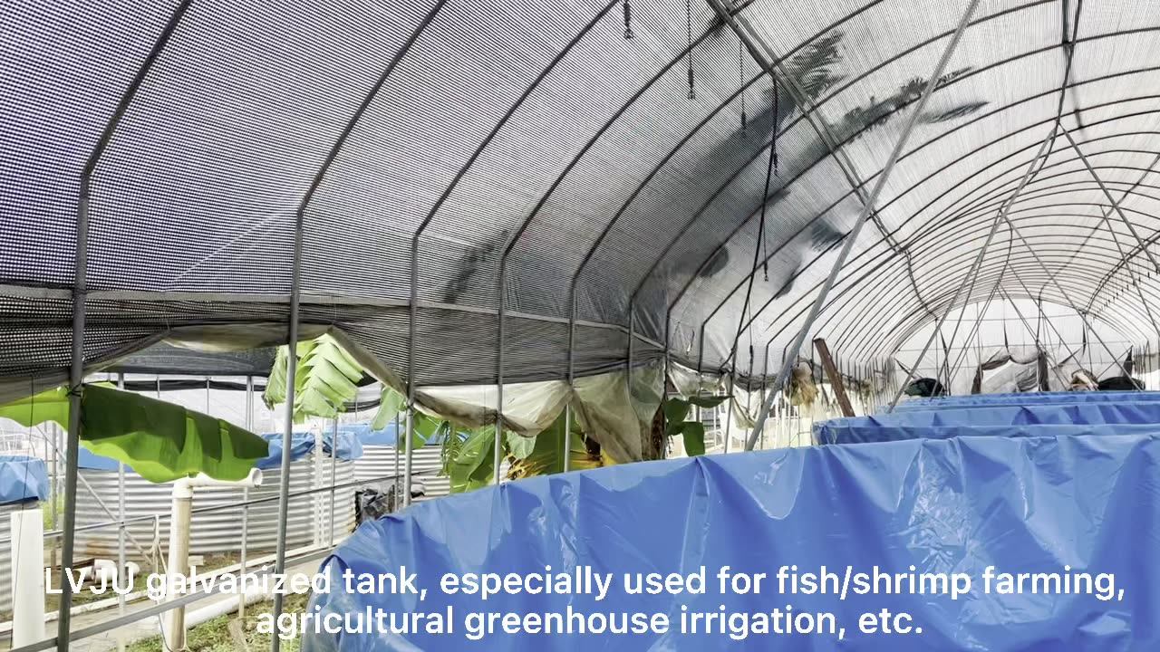 Lvju Metal Galvanized Water Tank 10 Foot Galvanized Stock Tank For ...