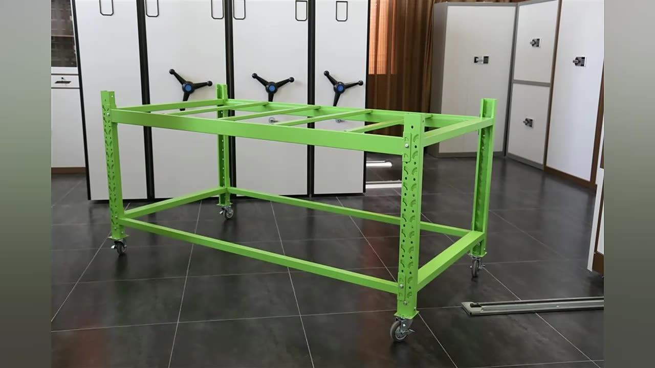 Heavy Duty Shelving Storage Narrow Metal Pallet Rack Steel Decking ...