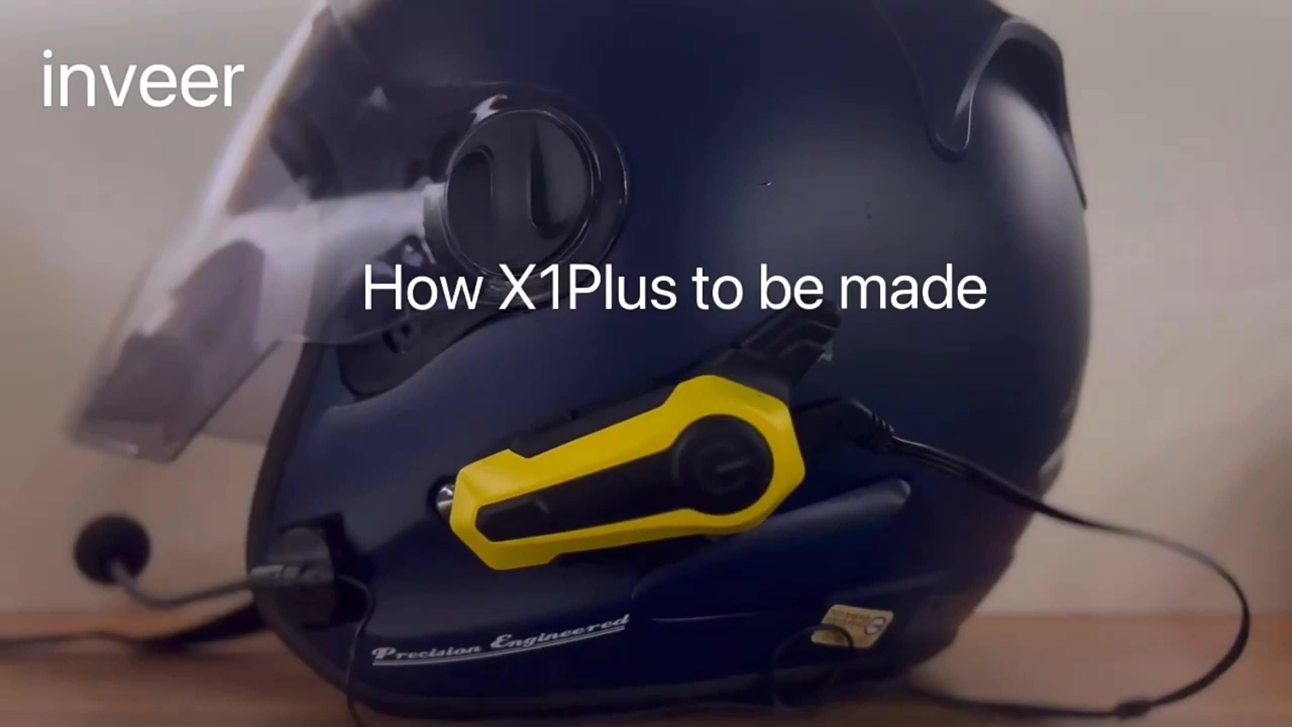 Inveer Ipx6 Water-proof &rugged Design Duplex Bluetooth Intercom Helmet ...