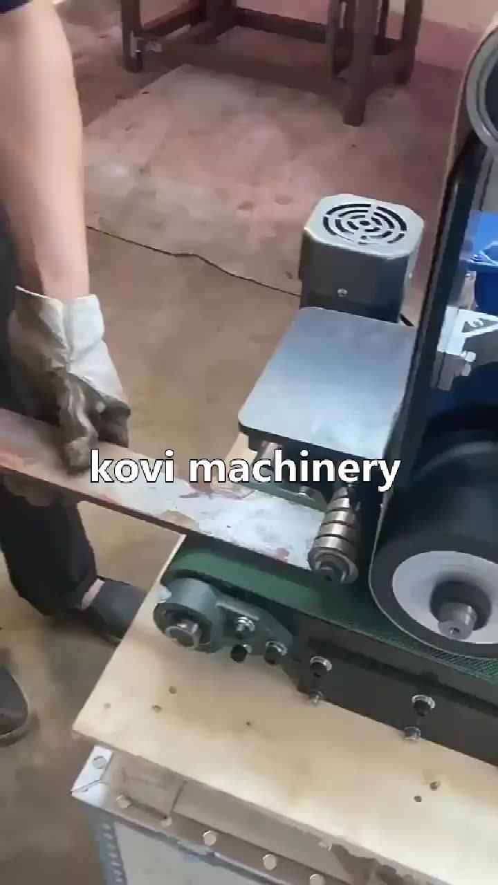 Metal Surface Belt Sander Finishing Deburring Grinder Polishing Machine ...