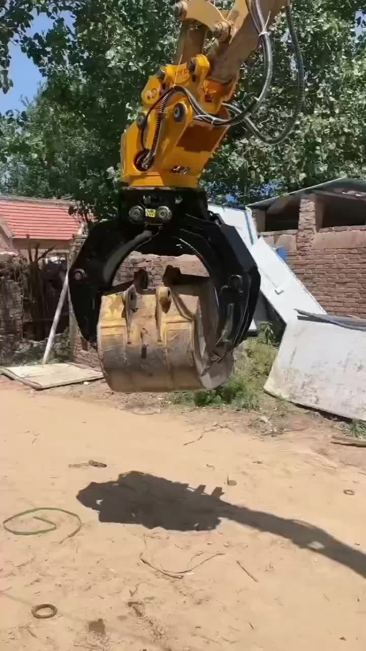 Off-the-shelf Quick Action Hydraulic Excavator Hydraulic Grab Steel ...