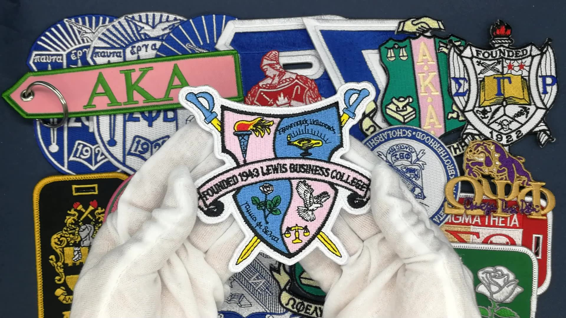 Zeta Phi Beta Sorority And Fraternity Shield Patches Custom Greek Iron ...