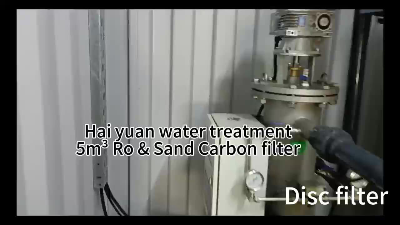 Containerized Container Water Treatment Machinery Reverse Osmosis ...