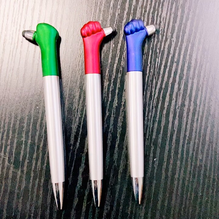 Five Fingers Palm Hand Shape Promotional Ballpoint Pen Plastic Touch ...