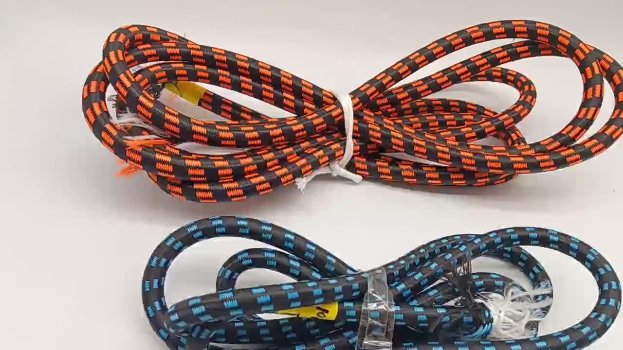 5mm 6mm 8mm 10mm 12mm Heavy Duty Bungee Cord Elastic Shock Rope Latex ...