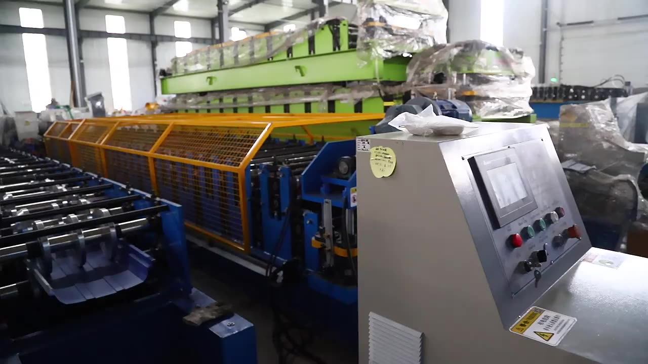 Roofing Sheet Wall Panel Double Layer Roll Forming Machine Ibr ...