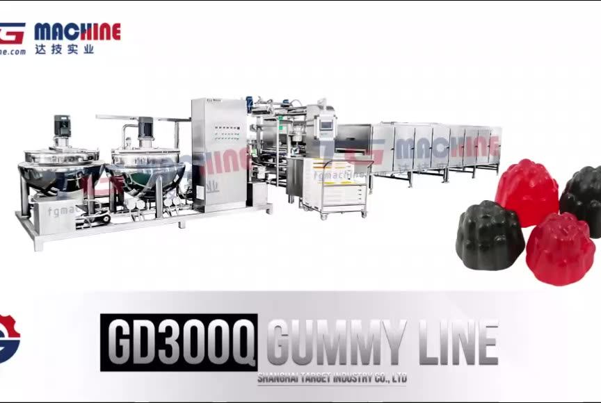 Starch-free Mental Mould Soft Gummy Machine Production Line Silicone ...