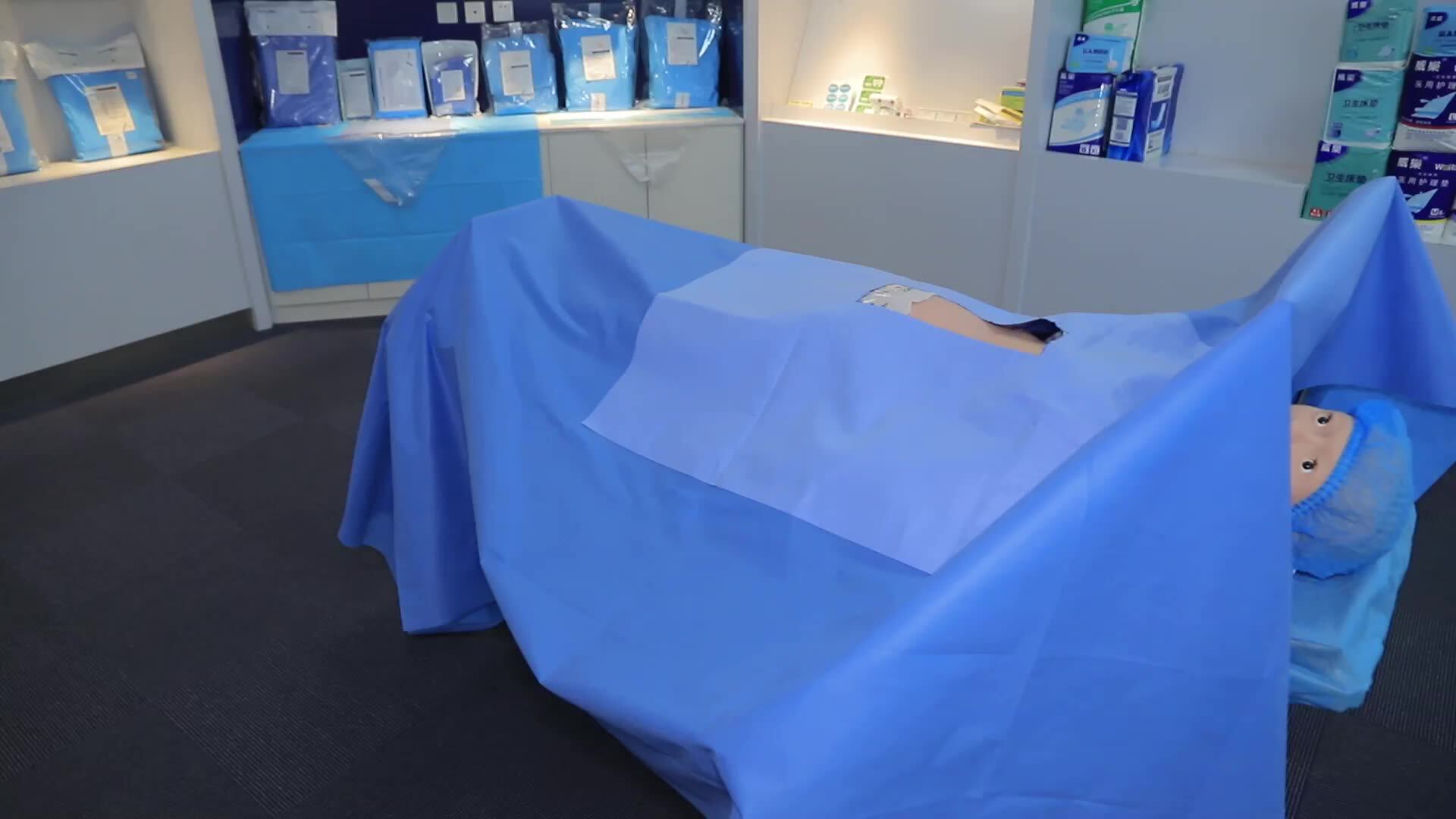 Square Shape Surgical Gynaecology And Obstetrics Drape Suture Pack ...