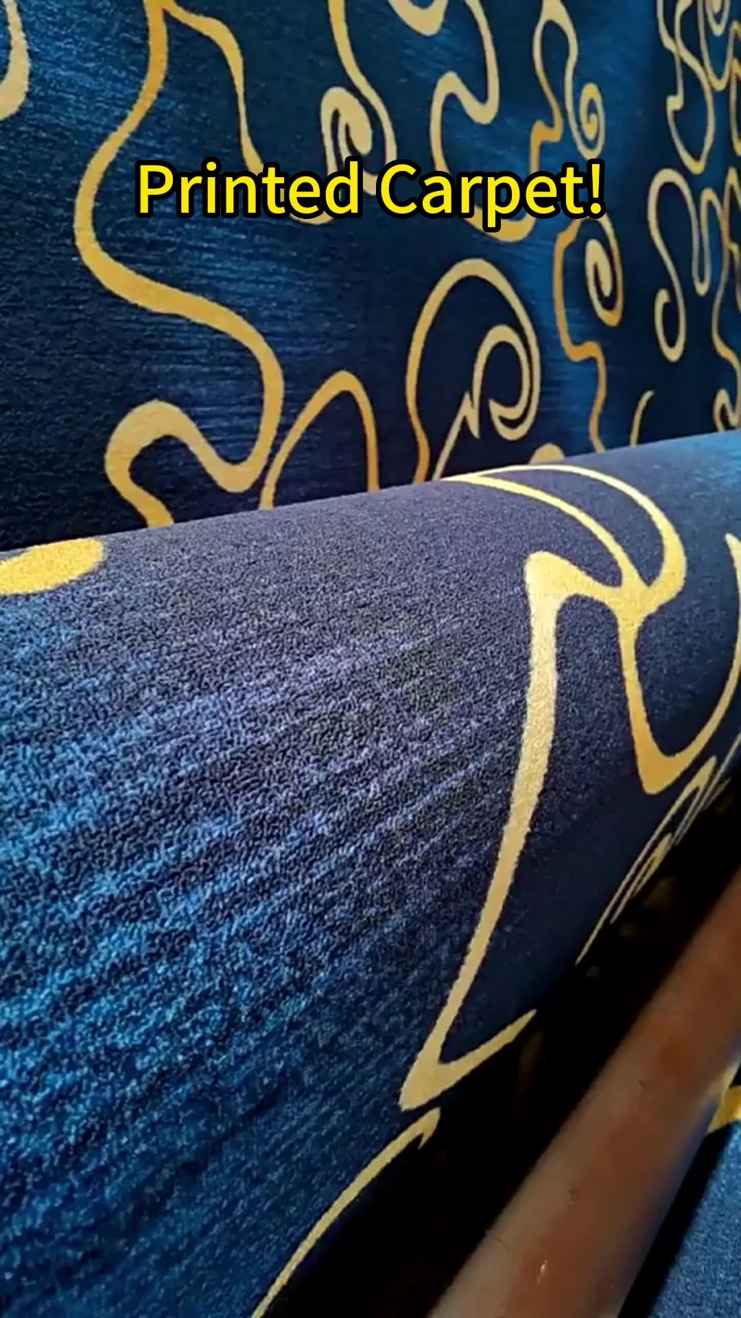 Polypropylene Cut Pile Custom 3d Printed Wall To Wall Carpet For ...