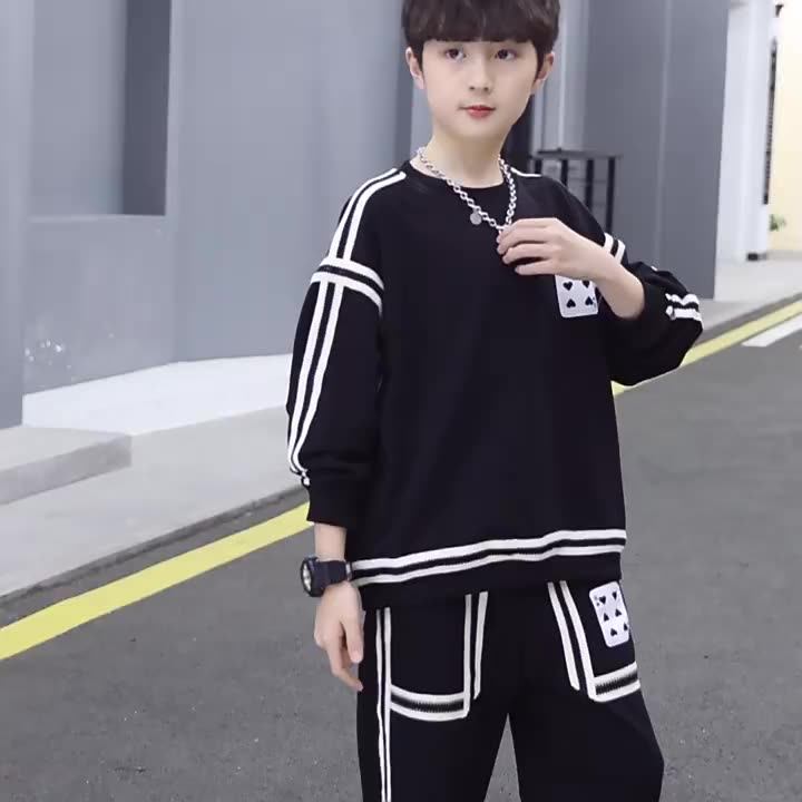 Children Boys Clothing Set Fashion Baby Boy Tracksuits Street Clothes ...