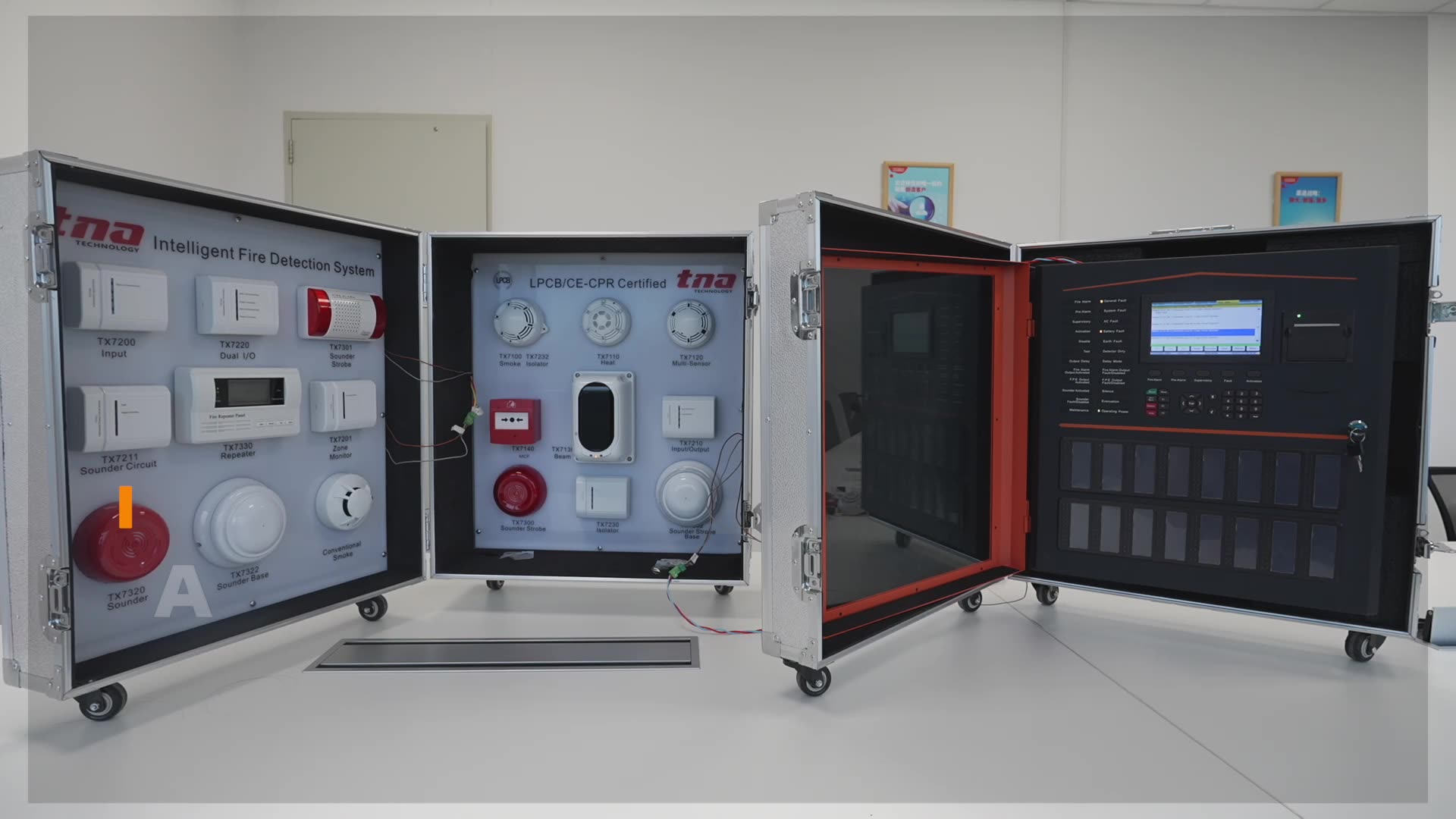 Tanda Lpcb En Standard Addressable Fire Alarm Control Panel 1 Loop ...