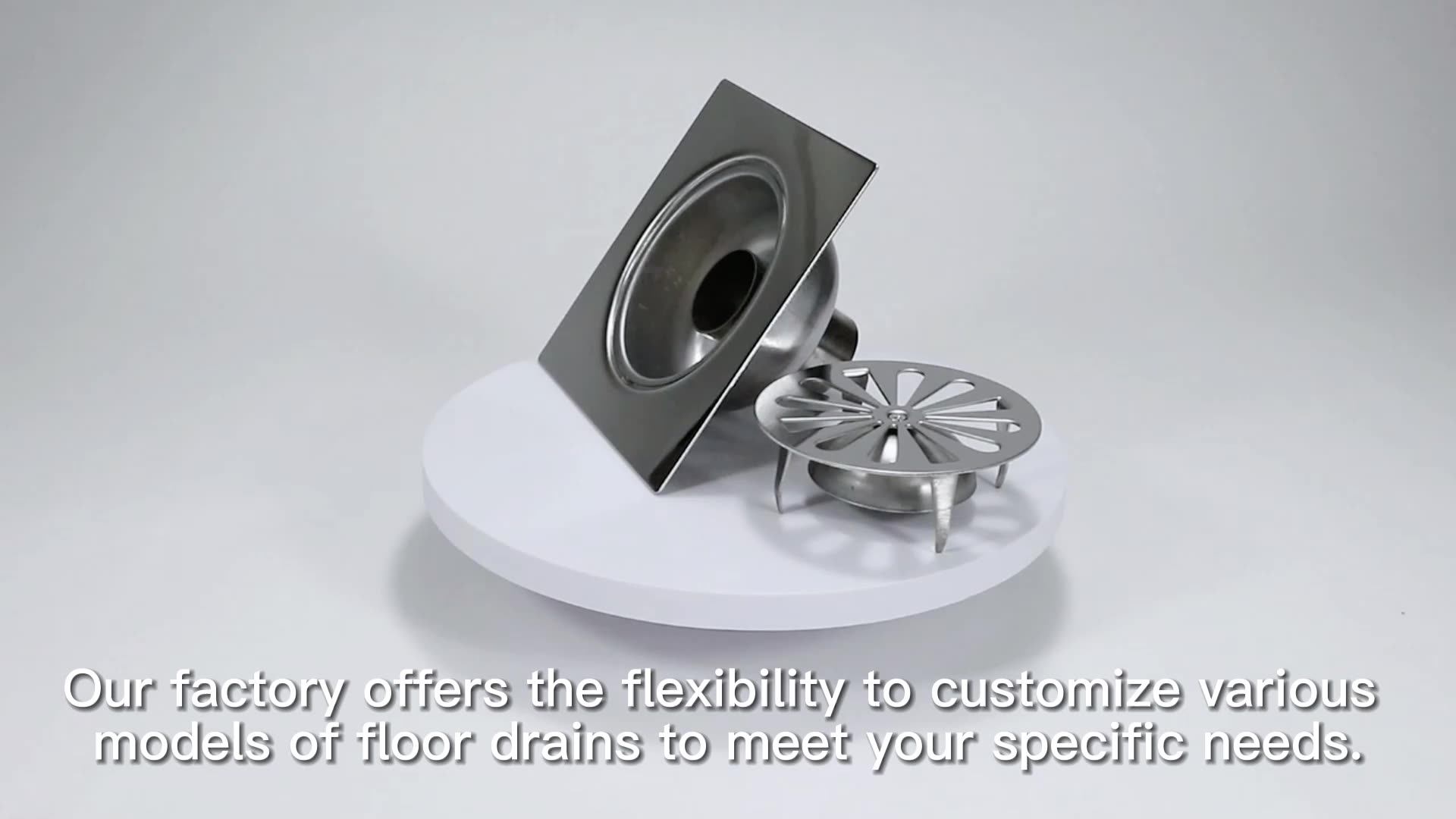 100*100mm French Southeast Asia 40mm/50mm Outlet Square Shower Drain ...