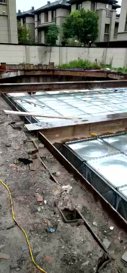 500m3 Galvanized Panel Modular Assembled Mild Steel Water Tanks