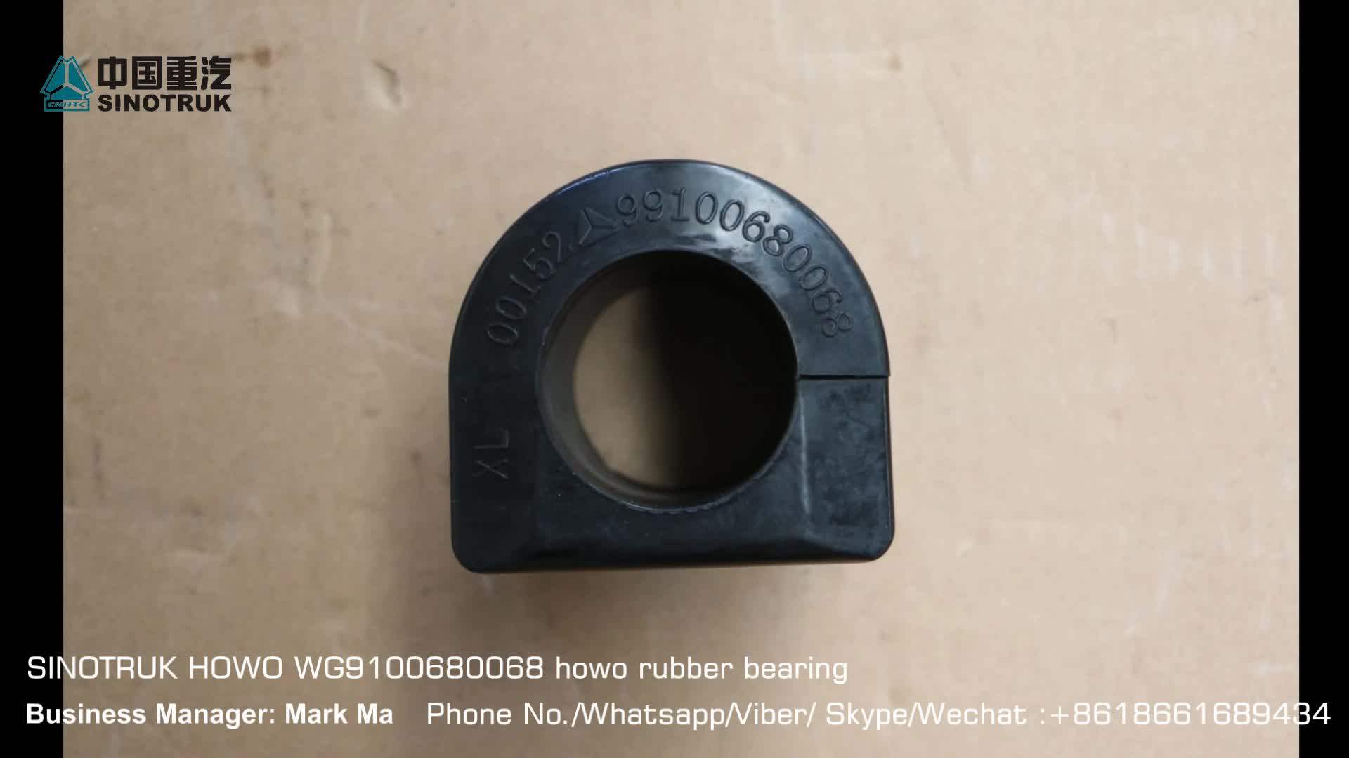 Sinotruk Howo Spare Parts Wg9100680068 Rubber Bearing - Buy Sinotruk ...