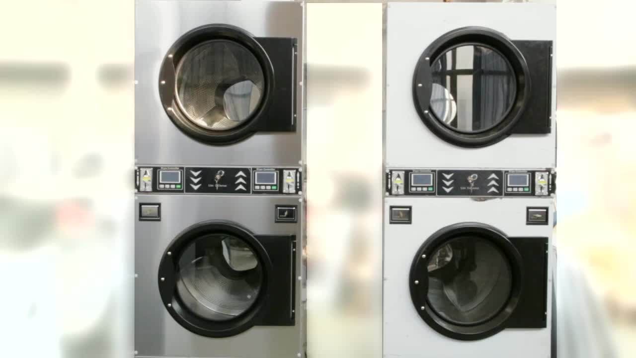 Coin Operated Laundry Commercial Washing Machines Including Stacked ...