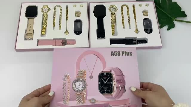 A58 Plus Smartwatch Suit Hot Selling Double Watches Men Women Smart ...