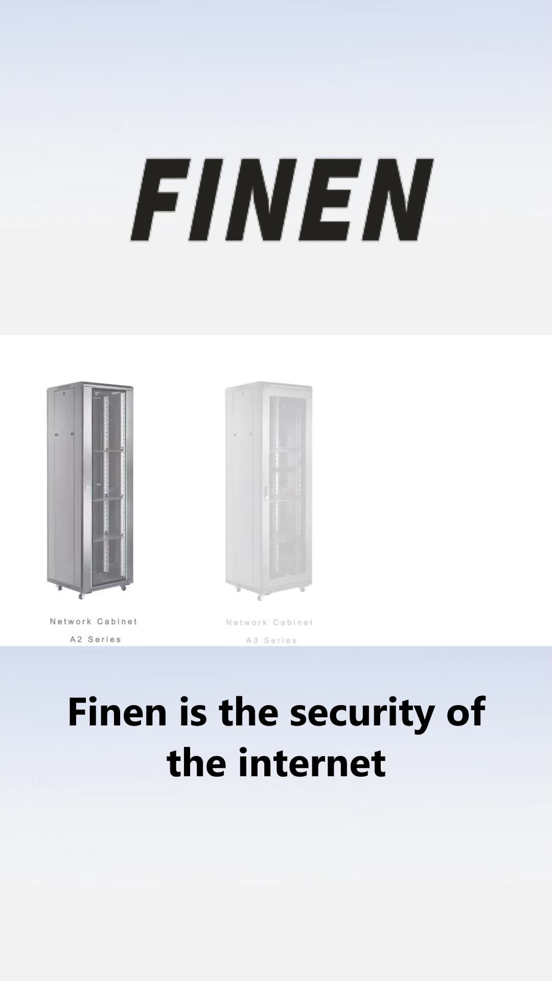 Finen Factory Wholesales Enclosures Data Center Self-standing Toughed ...