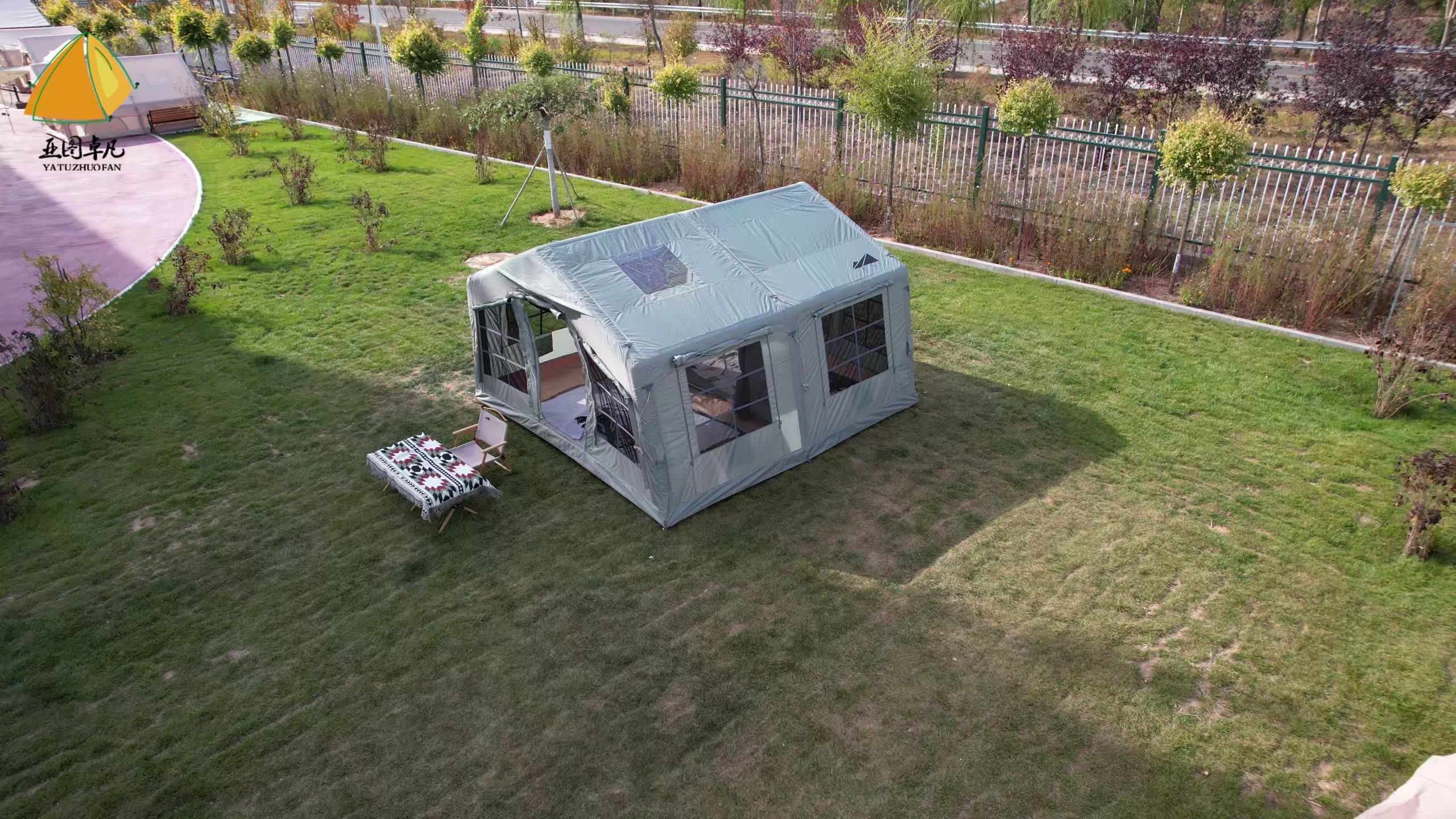 Yatu Outdoor 12.96 Squer Meters Camping Glamping Luxury Tent Outdoor ...