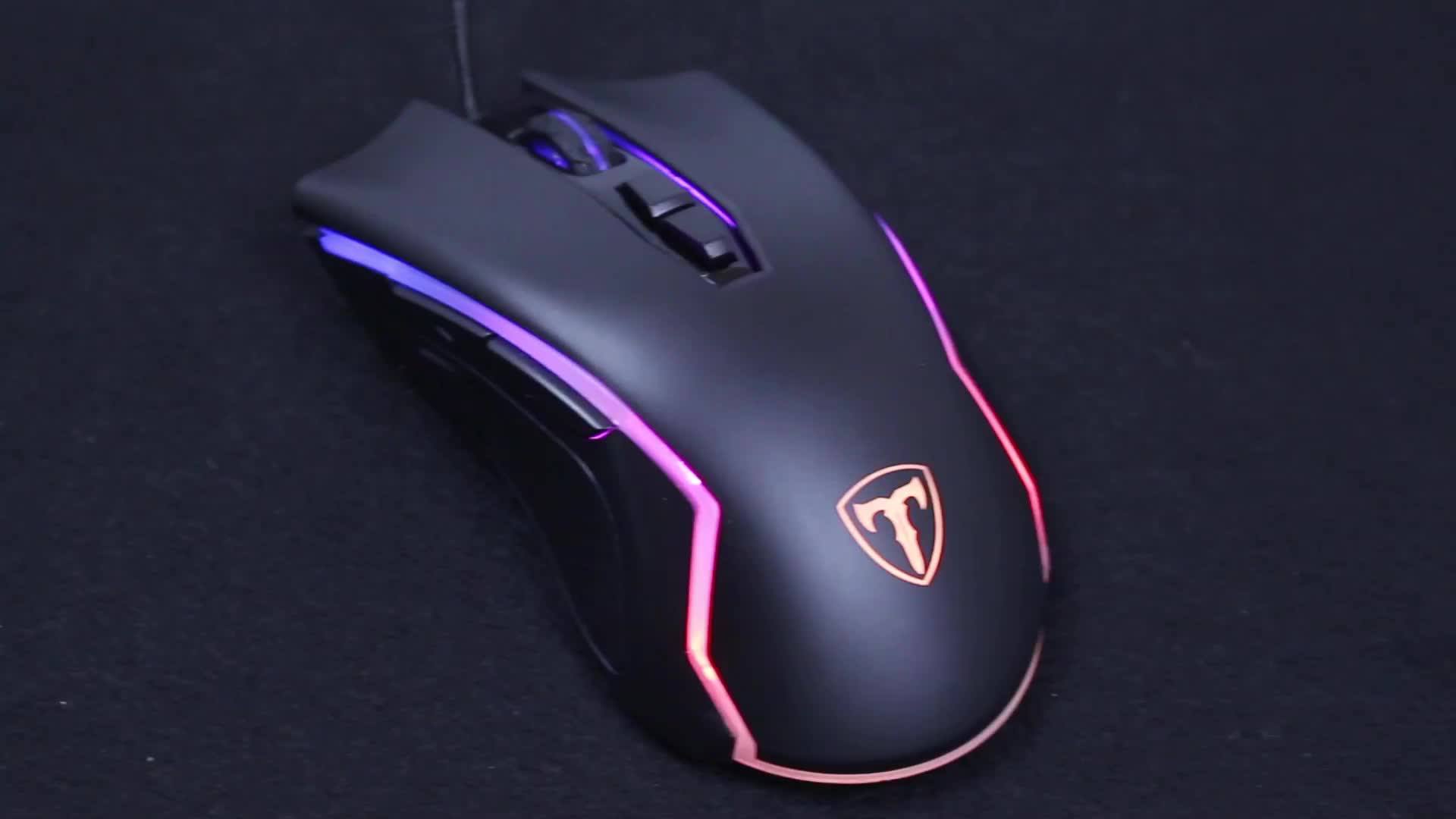 High Quality T-dagger T-tgm300 Wired Usb 10d 8000 Dpi Rgb Led ...