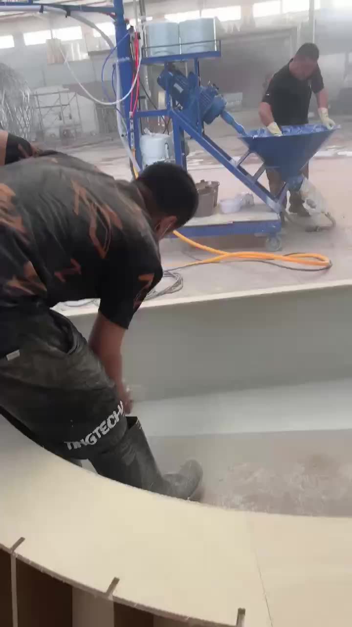 Grc Fiberglass Spraying Machine Construction Mortar Spraying Equipment ...