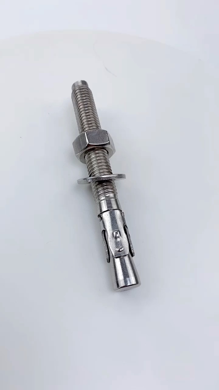 Stainless Steel 316 Through Bolts M6-m24 Concrete Wedge Anchors With Nut And Washer Thru Bolts ...