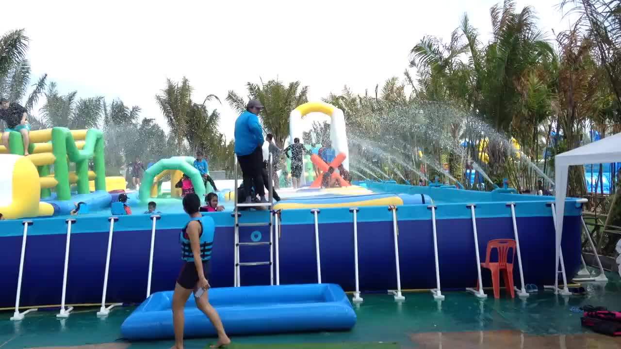 Large Above Ground Steel Pool Rectangular Large Above Ground Pvc Pool ...