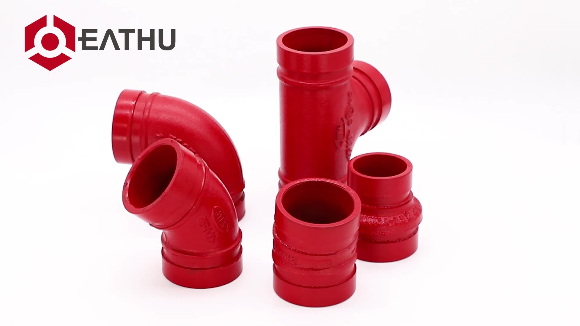 Flexible Coupling Ductile Iron Pipe Dn200 Asme B36.10 Grooved Quick ...