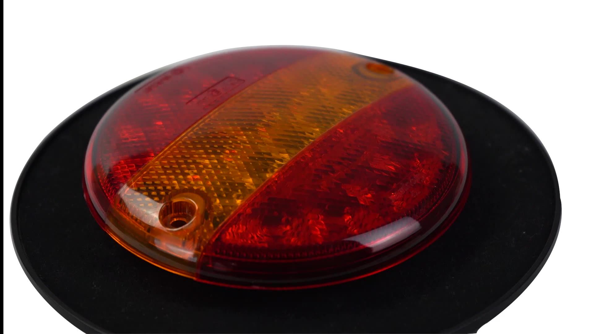 100% Waterproof E4 Led Truck Trailer Hamburger Combination Tail Lights ...