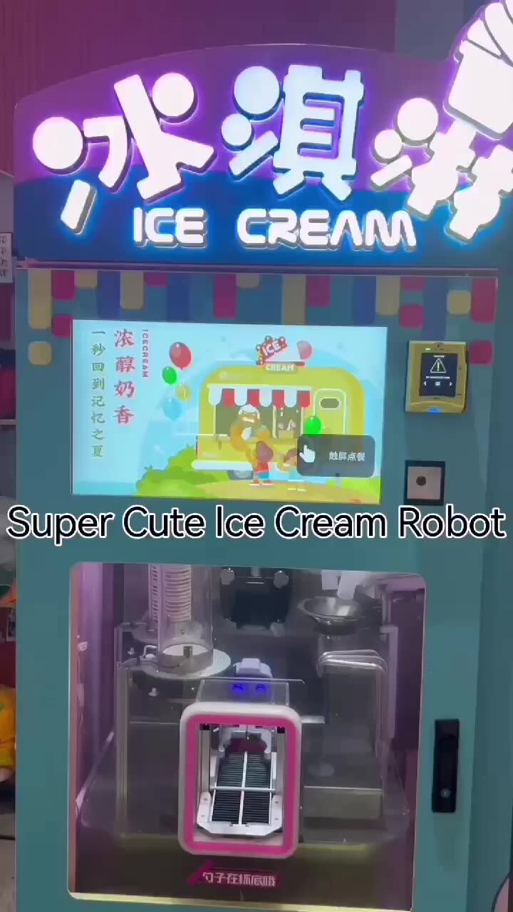 Fully Automated Soft-serve Vending Machine Robotic Frozen Ice Cream ...
