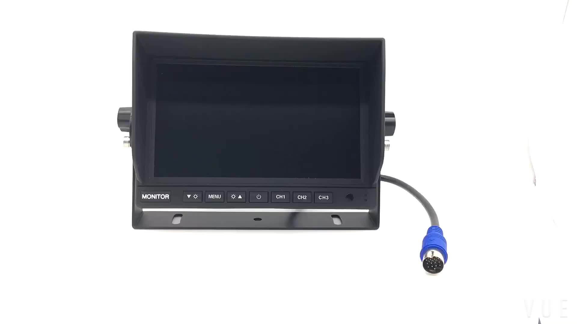 12v Ahd Tft Lcd In Car 7 Inch Lcd Monitor,24v 1080p Rear View Heavy ...