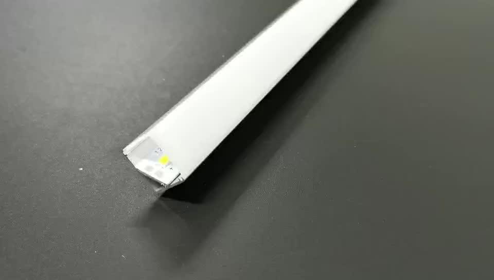 Black V Shape 1616 Corner Alu Profil For 3528 5050 Led Strip Corner ...
