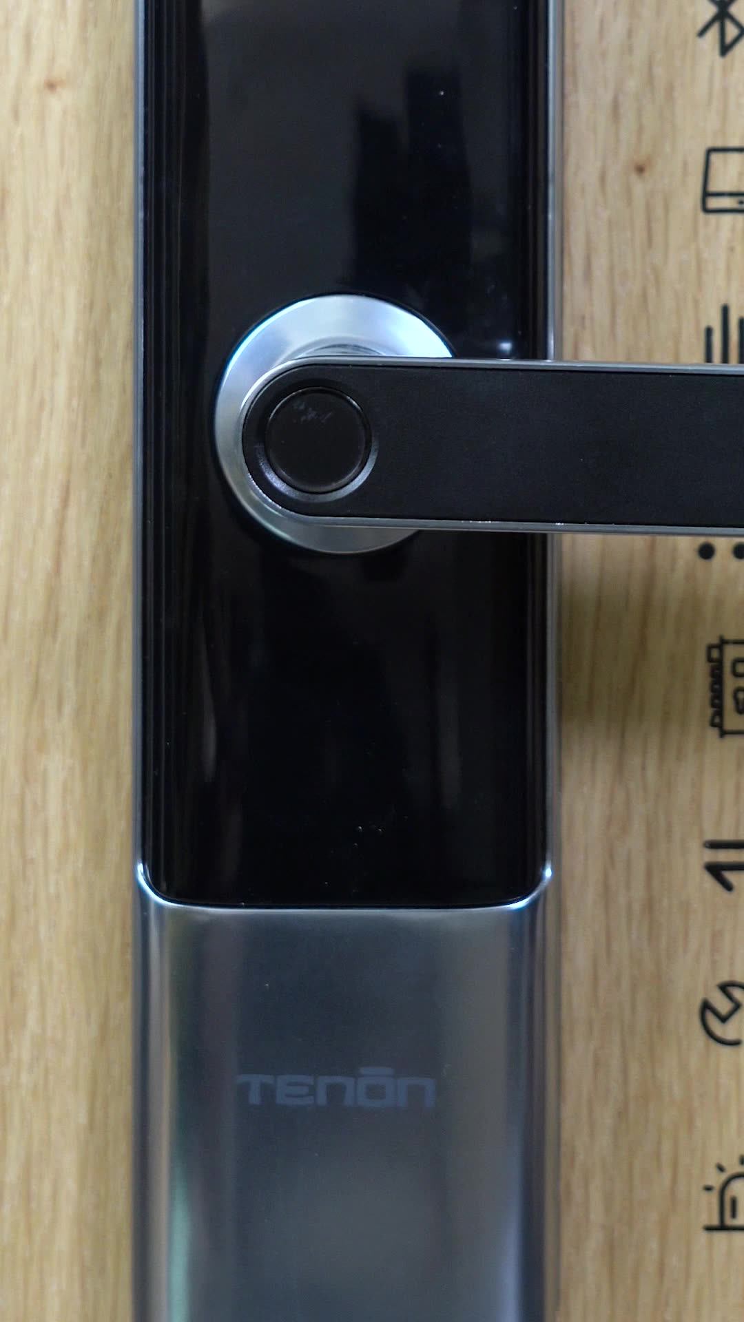 Tenon Home Electronic Smart Keyless Digital Password Biometric Door ...