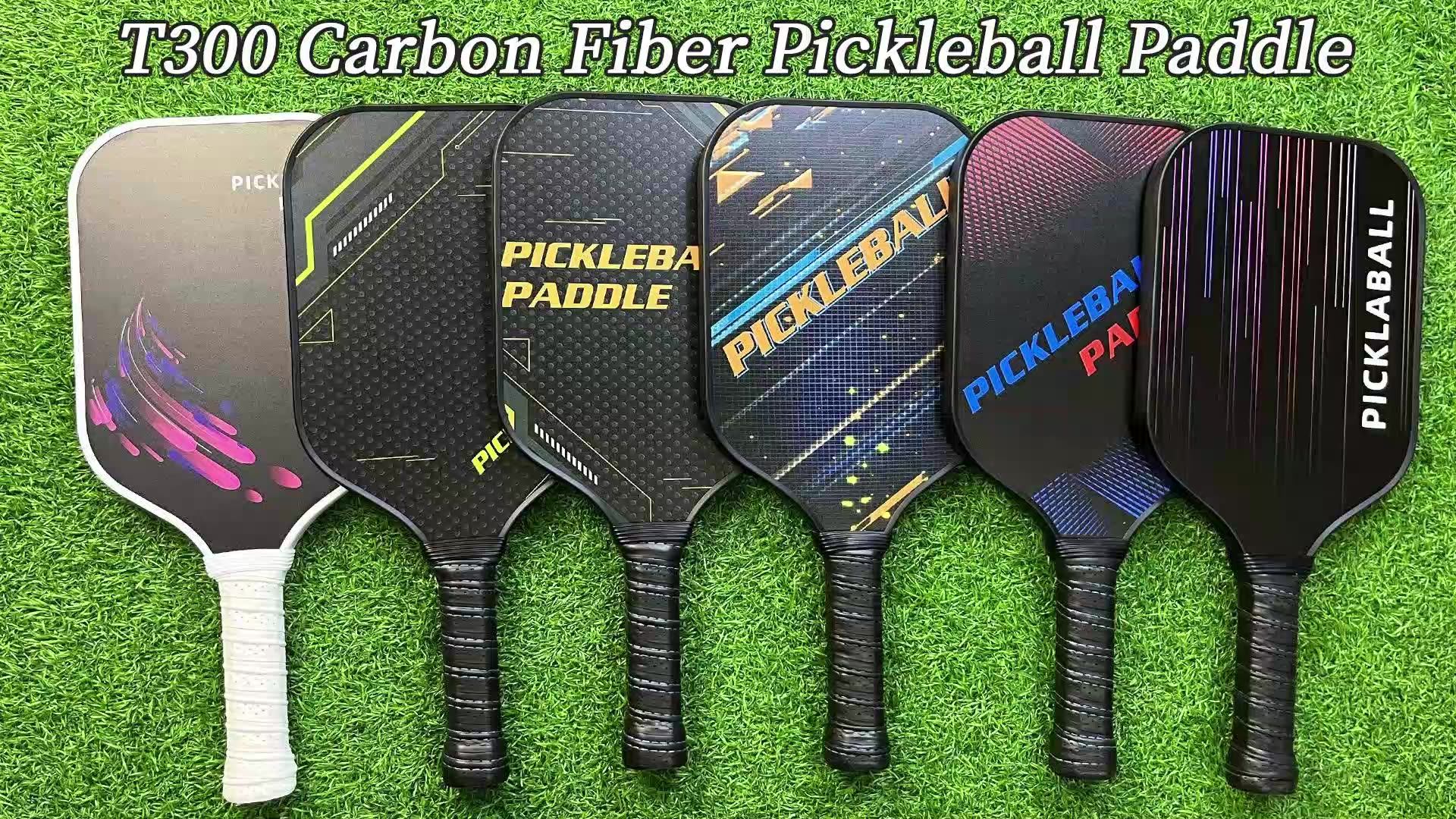 Carbon Fiber Pickleball Racquet Set T300 Professional Sports Outdoor ...