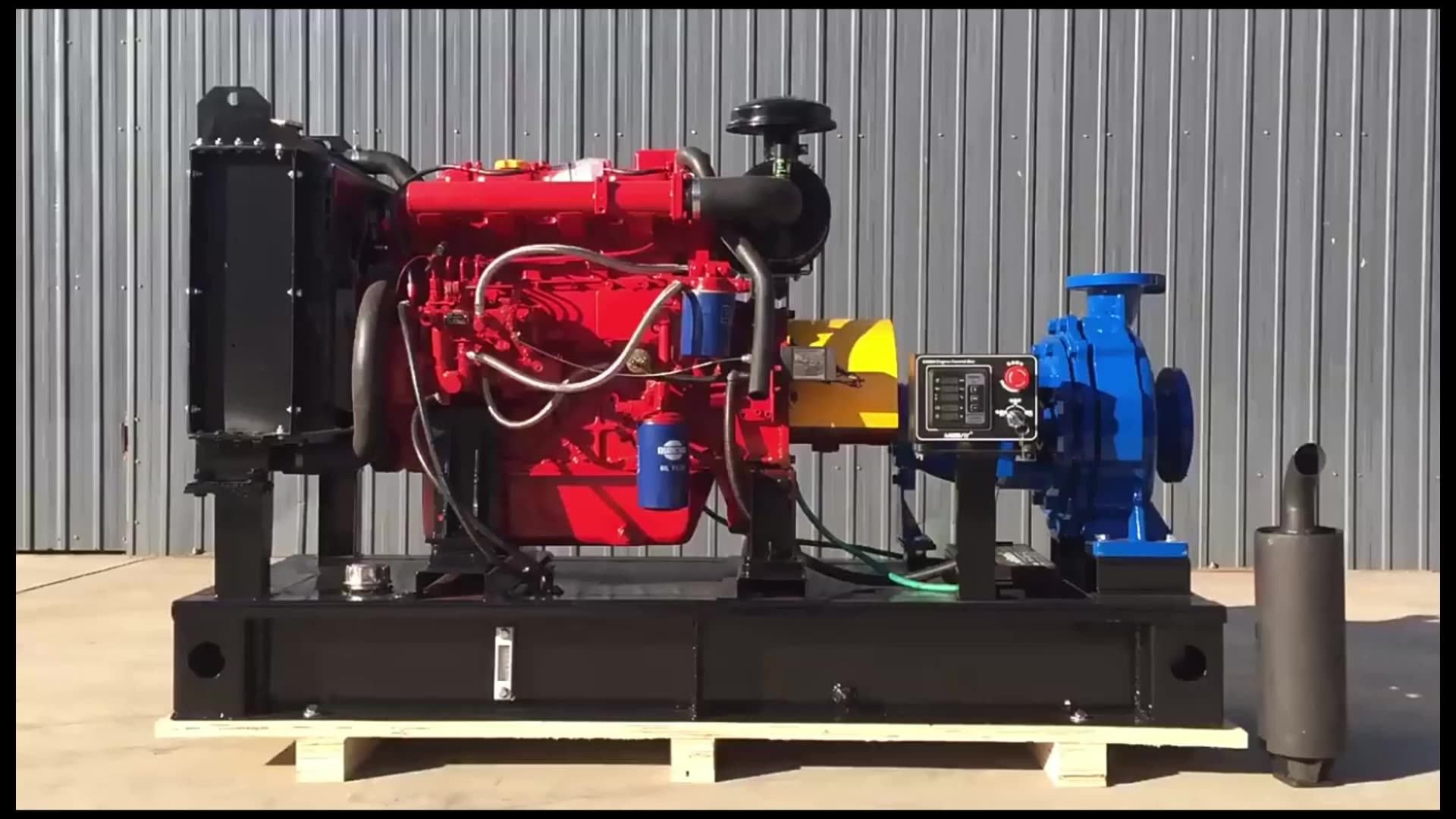 6 Inch Diesel Engine Cast Iron Horizontal End Suction Centrifugal Water ...