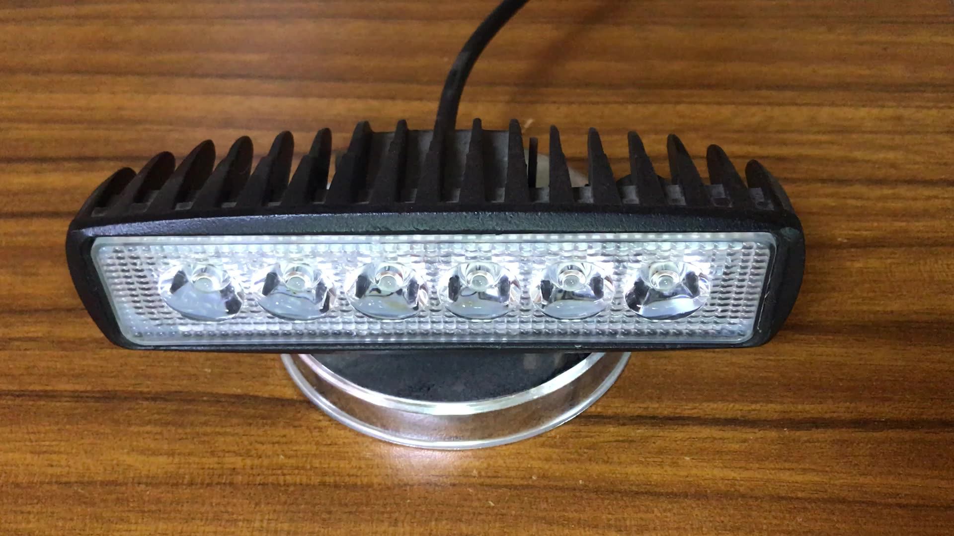 Auto Lighting System 18w 5000k Car Work Light Modified Vehicle Led Work ...
