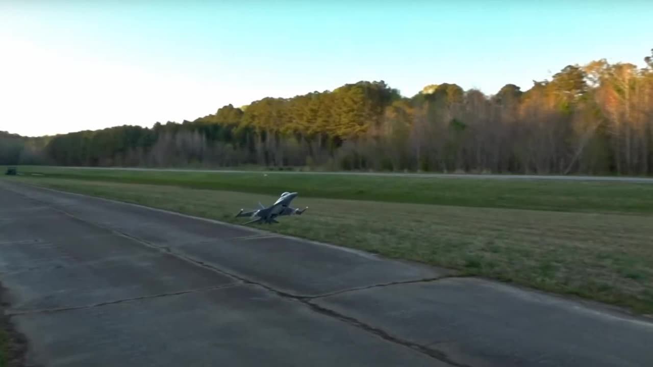 Fms 70mm Edf F-16c Fighting Falcon Pnp High Speed Rc Fighter Jet With ...