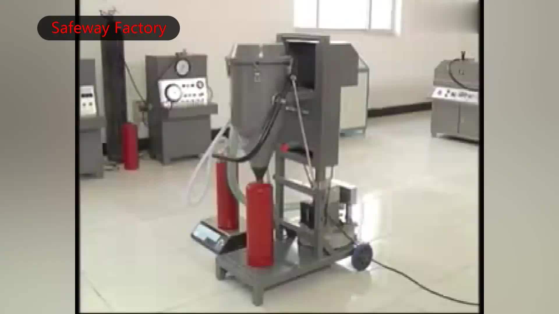 Dry Powder Fire Extinguisher Filling Machine - Buy Refilling Machine ...