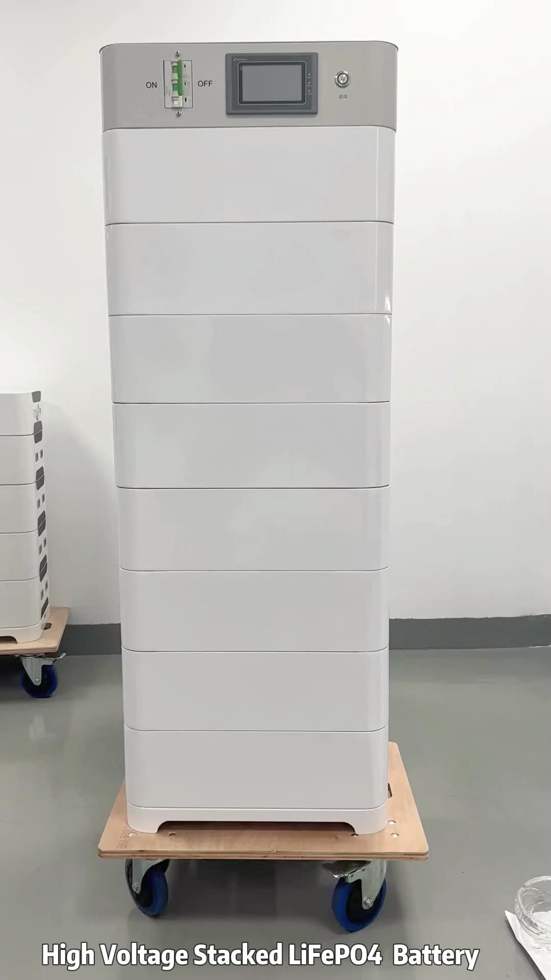 High Voltage Stack Battery Lifepo4 Lithium Battery Pack For 5kw - 25kw ...