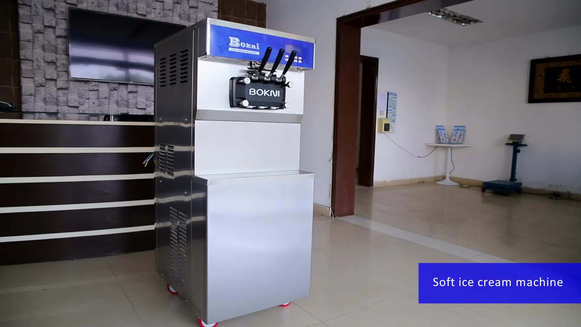 Bokni Swirl Freeze 3 Flavor Desktop Ice Cream Maker Japan Motor Soft ...