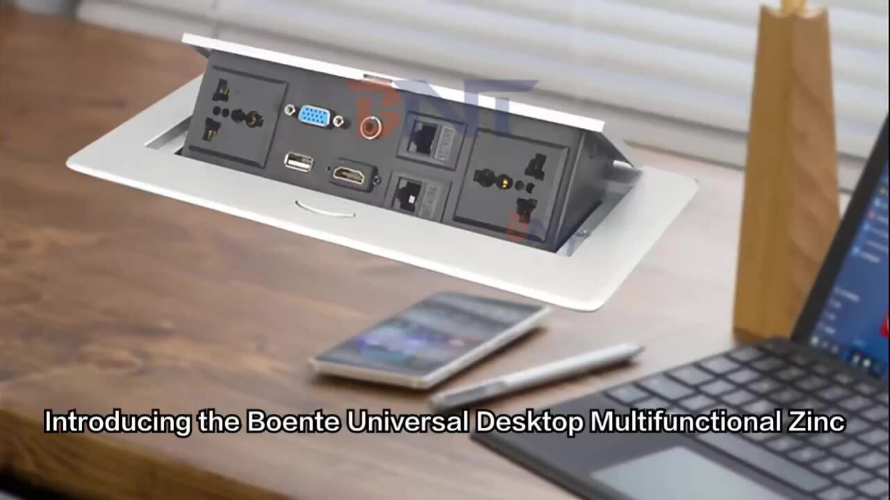 Premium Manual Pop Up Conference Table Power Outlet With Hdml Boente ...