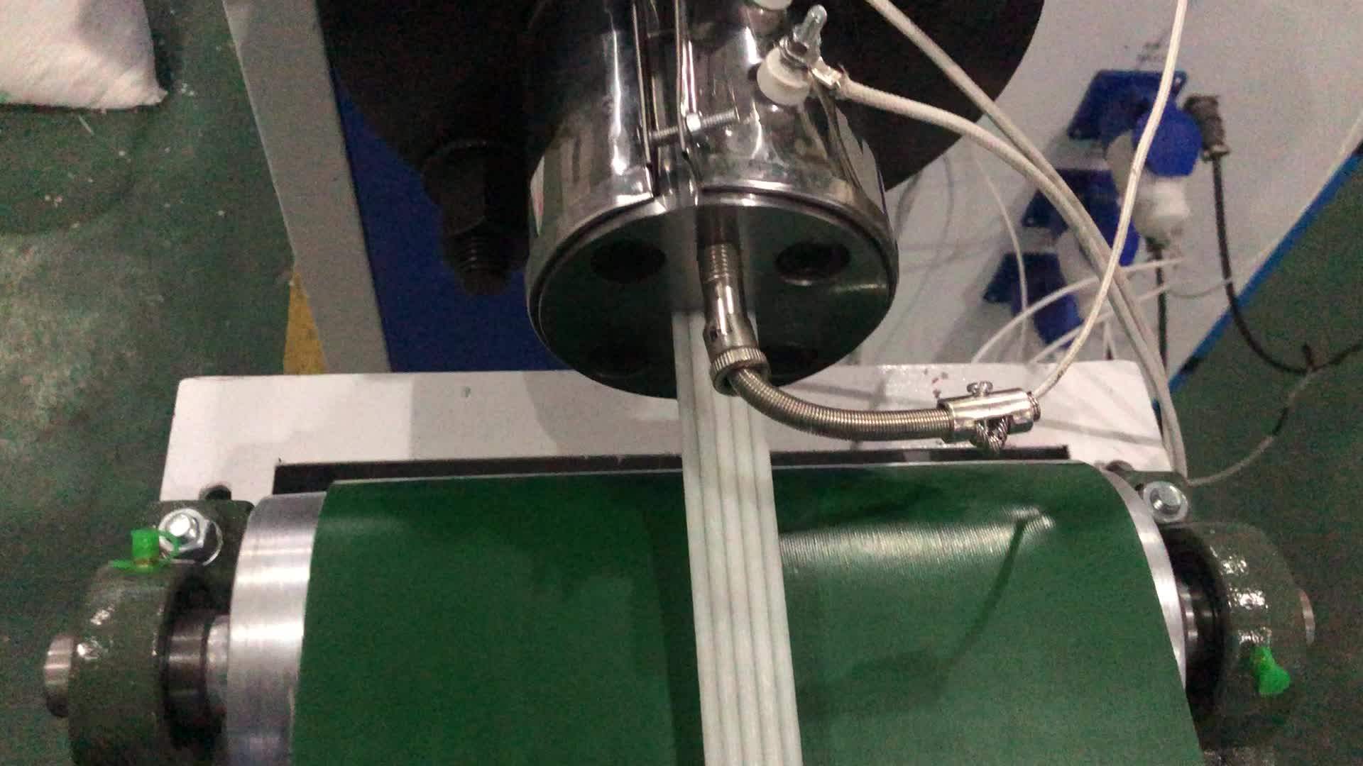 Pe Wax Screw Extruder Wax Strip Extrusion Machine - Buy Wax Extruder ...